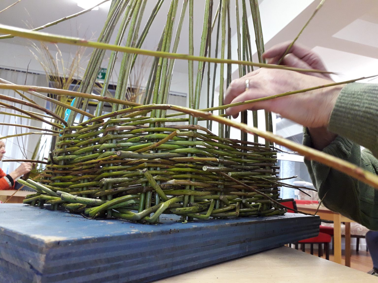 Accessible Heritage willow weaving workshops – NI Community Heritage Archive