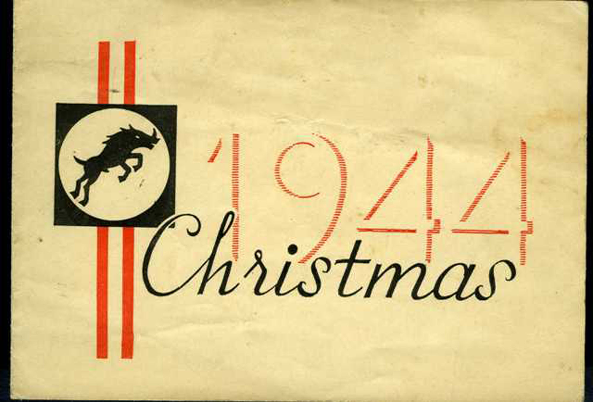 1944 Christmas card for soldiers – NI Community Heritage Archive
