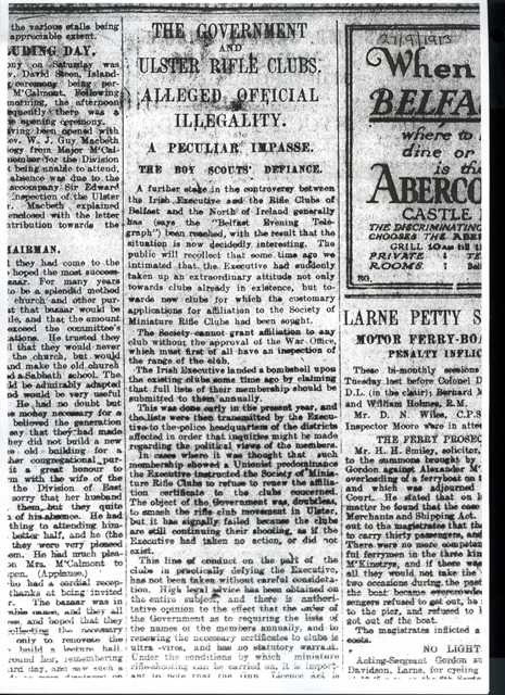 “The Government and Ulster Rifle Clubs” – NI Community Heritage Archive