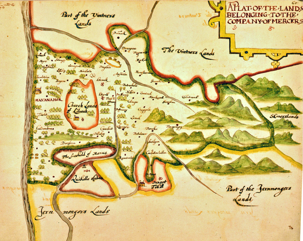 Raven Map of the Mercers Lands – NI Community Heritage Archive