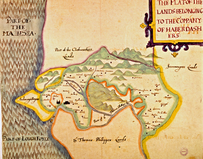 Raven Map of Haberdashers Company lands – NI Community Heritage Archive