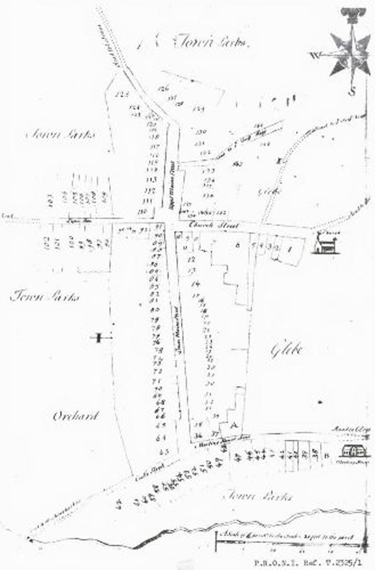 Ballymoney Map 1734 Archibald Stewart PRONI T2325-1 – NI Community ...