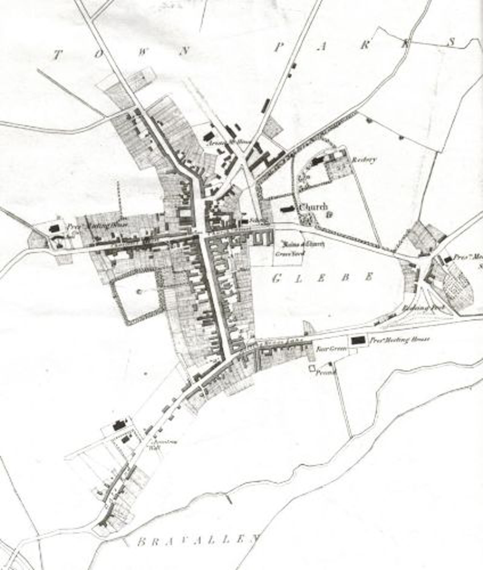 Ballymoney Map 1833 OS PRONI OS9-17-1 – NI Community Heritage Archive