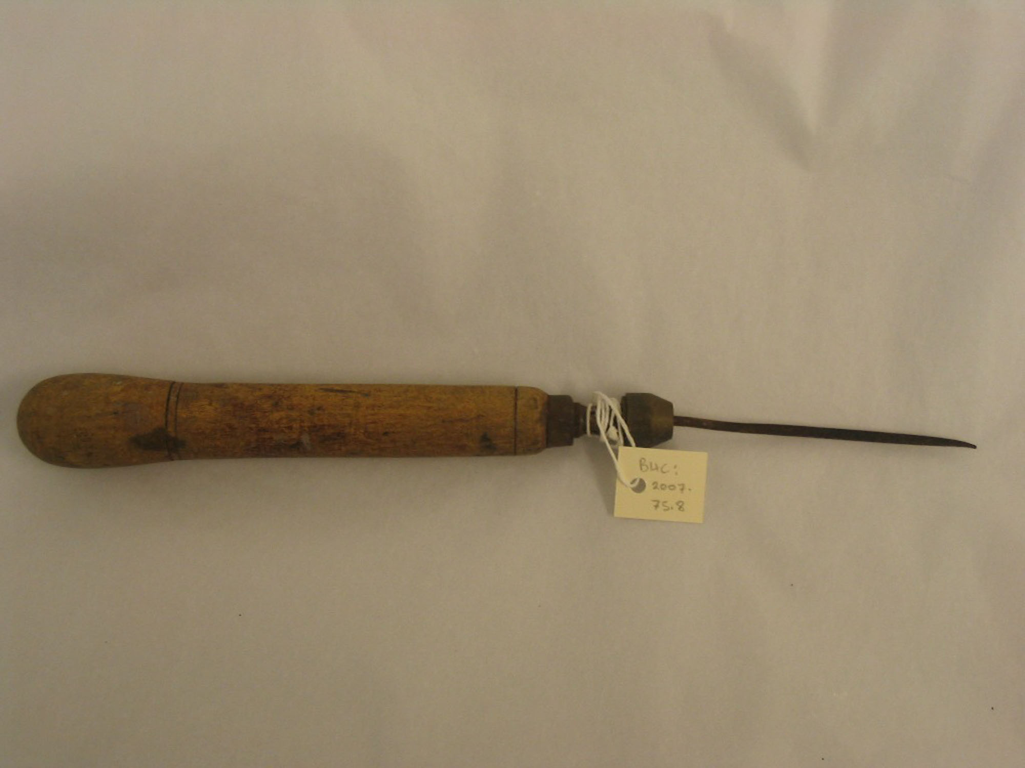 capentry tool dating from early 20th century. Wooden handled tool with ...