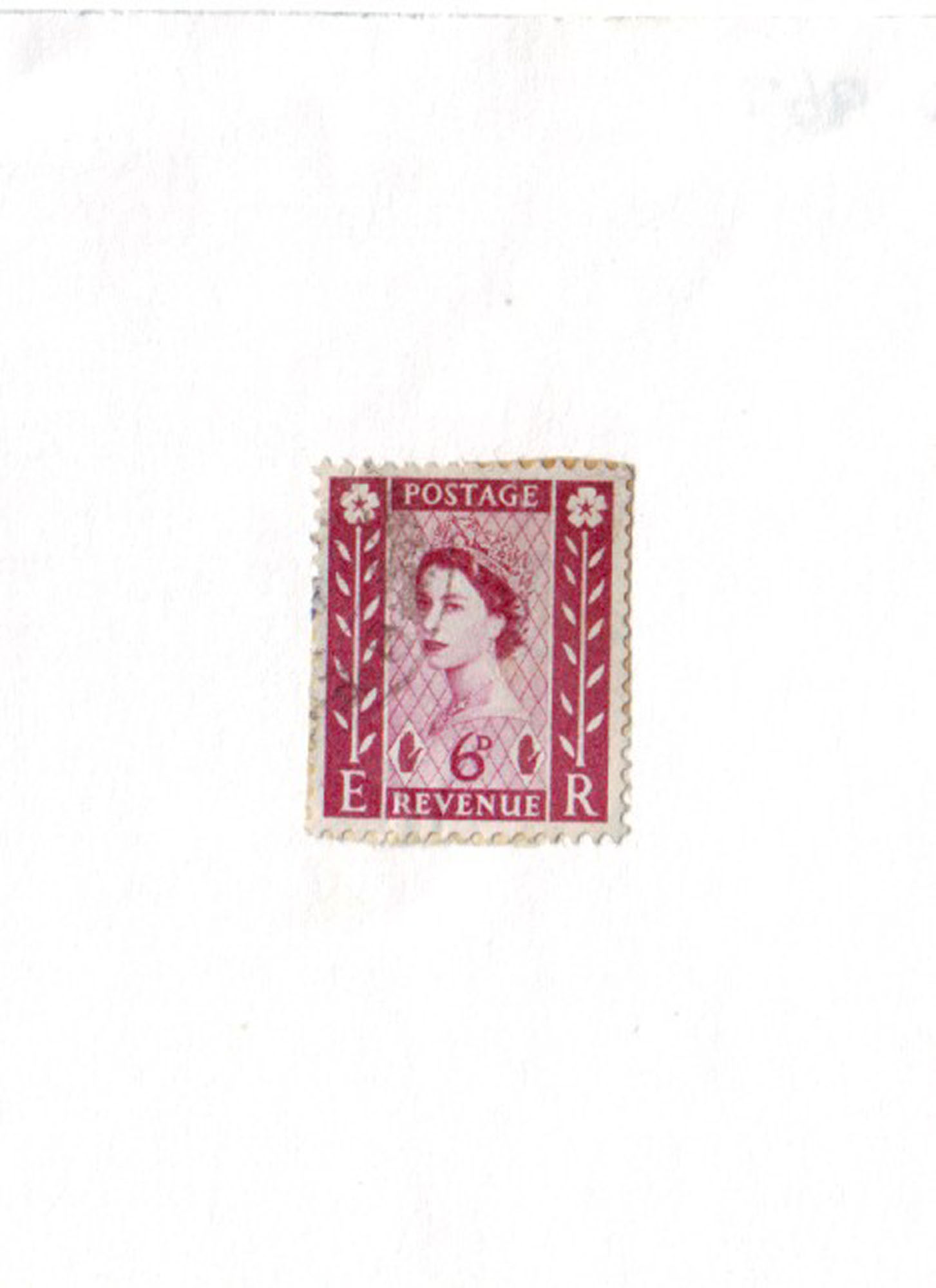 Postage revenue 6D stamp – NI Community Heritage Archive