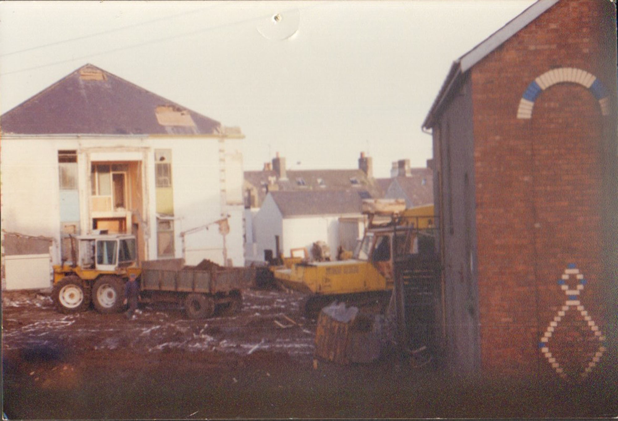 Colour photograph of the building of Riada House Extension. Building ...