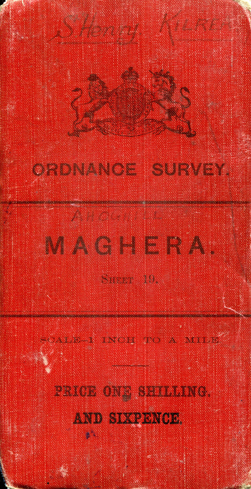 Printed, colour Ordnance Survey of Ireland Map – Maghera, Sheet 19. ‘S ...