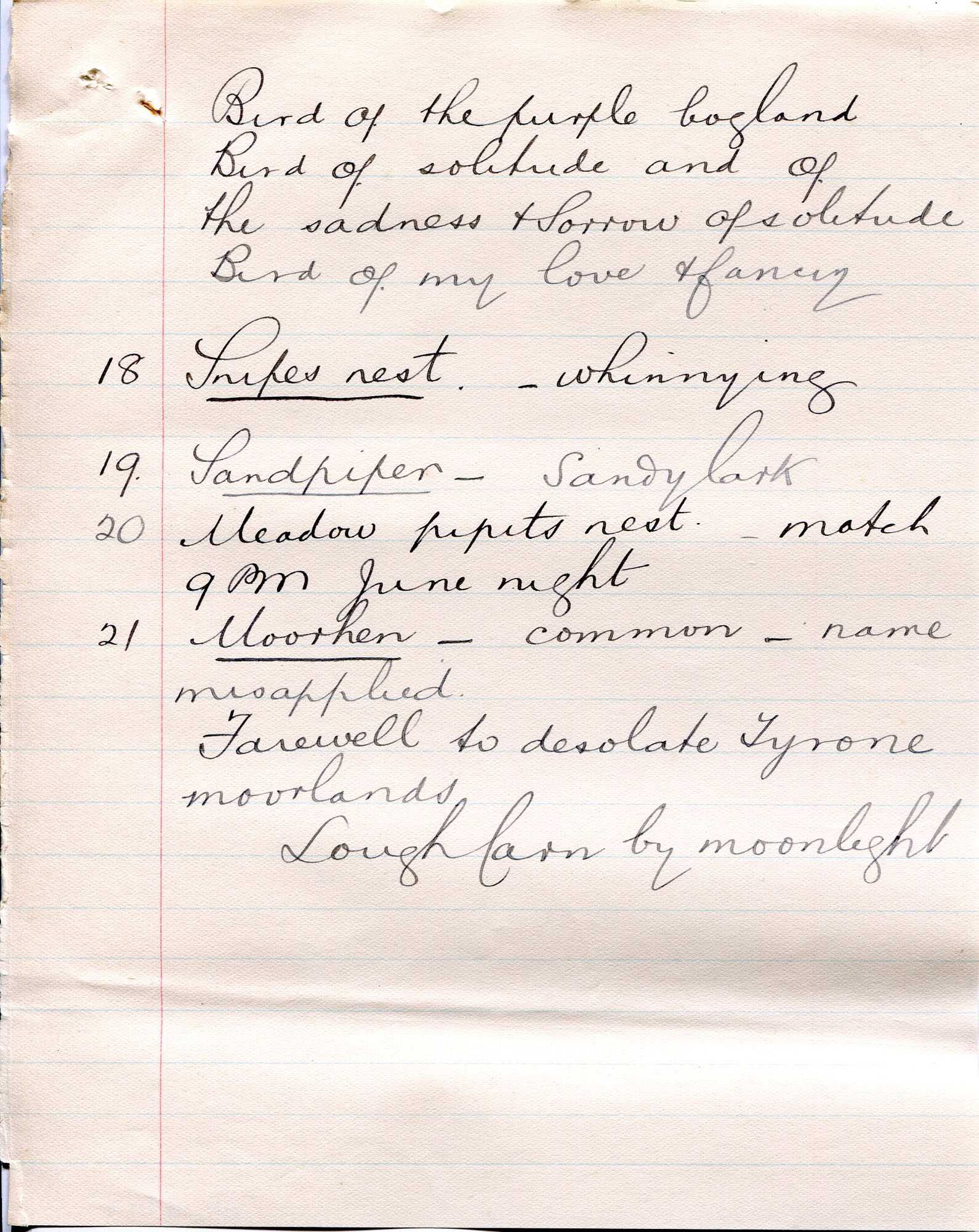 Page 4 of 10. Handwritten rough notes (lined paper) for lecture by Sam ...