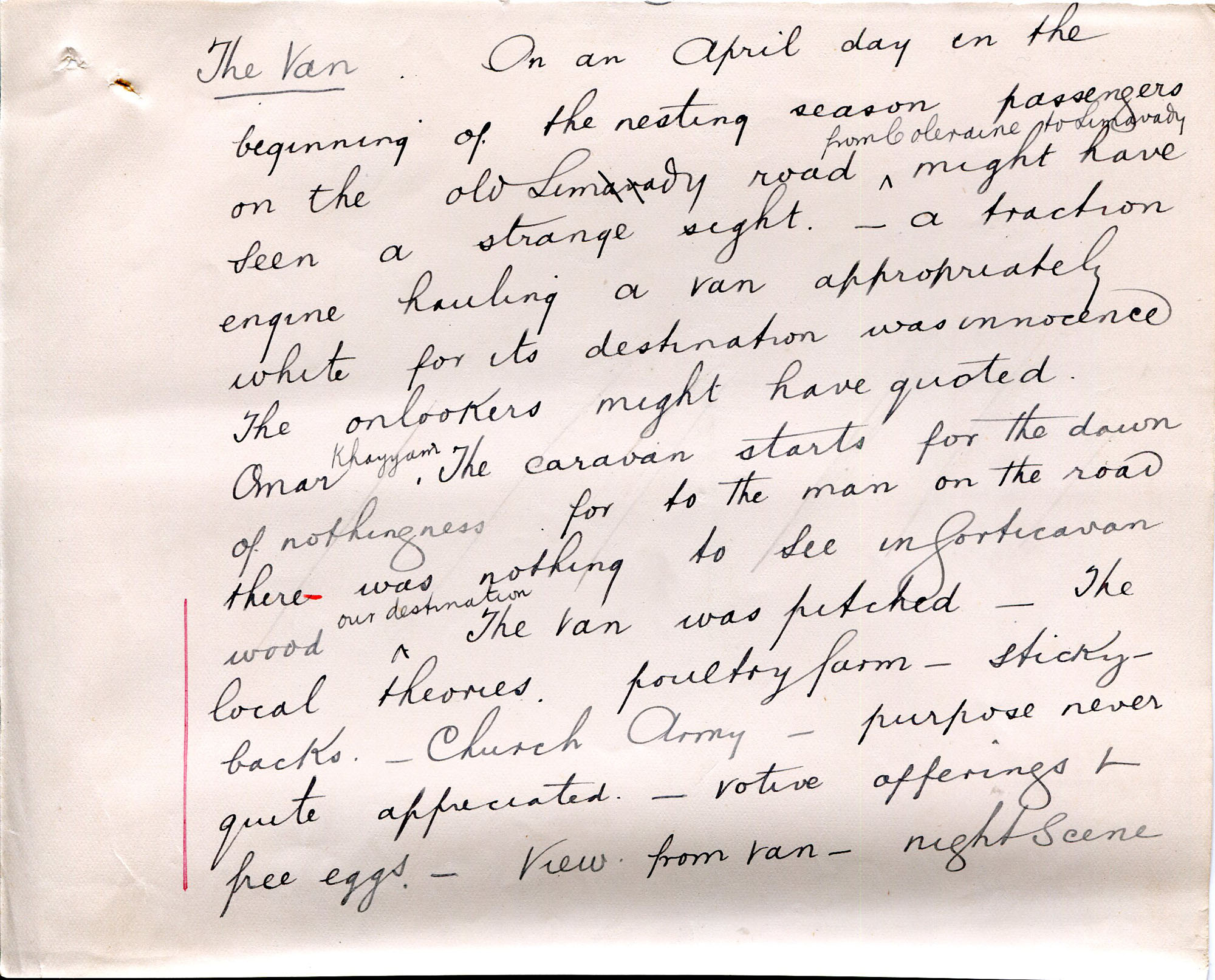 Page 5 of 10. Handwritten rough notes for lecture by Sam Henry titled ...