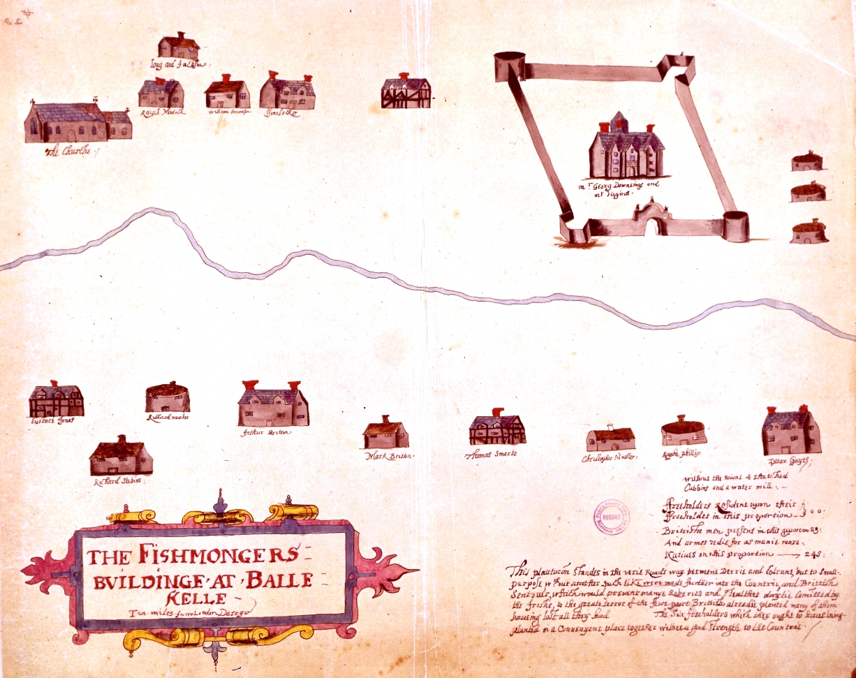 Raven’s 1622 map of Ballykelly – NI Community Heritage Archive
